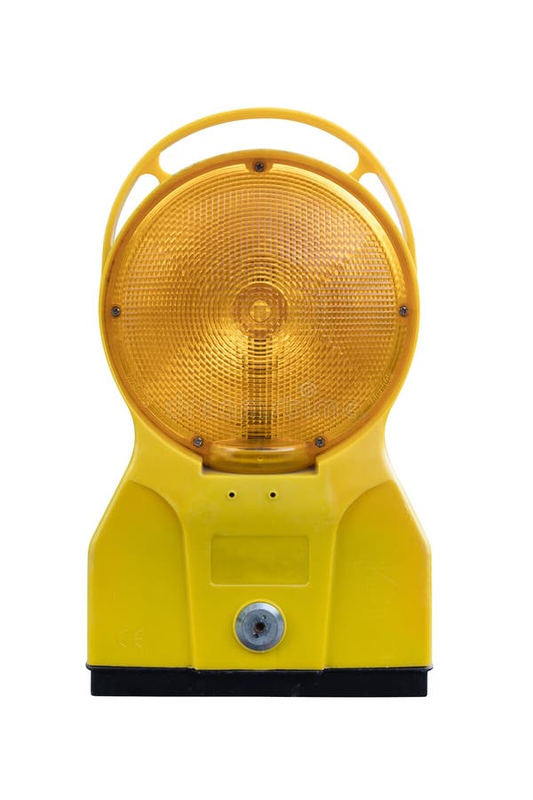 Warning Lamp or Lantern on an Isolated Background Stock Photo - Image ...