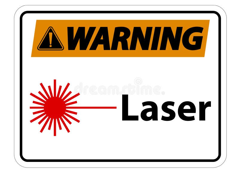 Warning Laser Symbol Sign Symbol Sign Isolate on Transparent Background ...