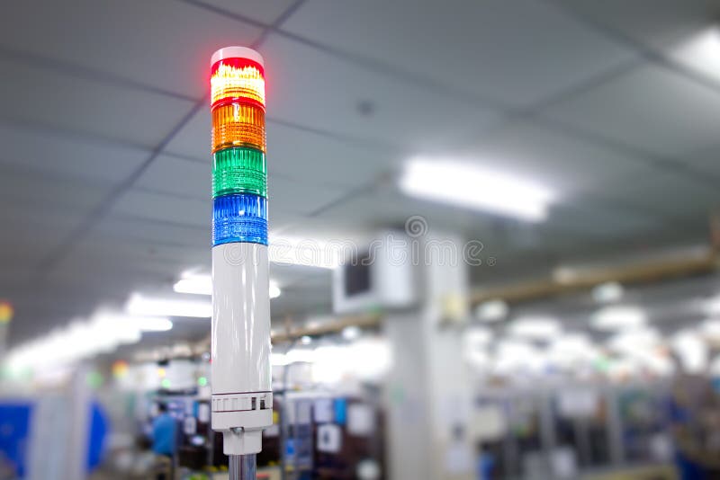 Warning light alarm stock photo. Image of machine, control - 135146604
