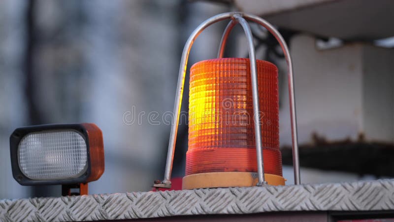 Warning light stock footage. Video of danger, spinning - 359202562