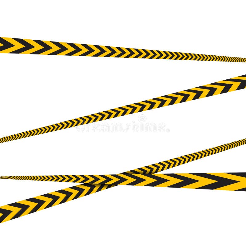 Warning Line Police Vector Design Stock Vector - Illustration of tape ...