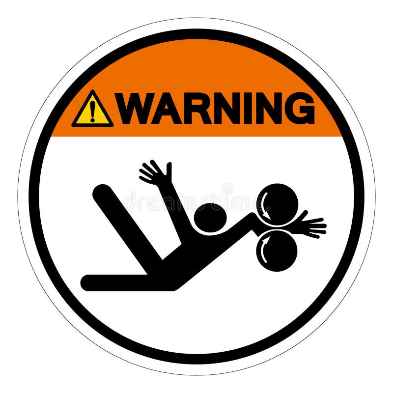 Warning Machinery Symbol Sign, Vector Illustration, Isolate on White ...