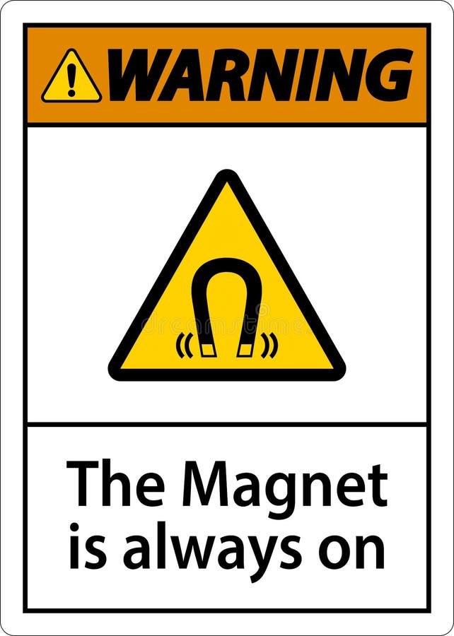 Warning Magnet Stock Illustrations – 931 Warning Magnet Stock ...