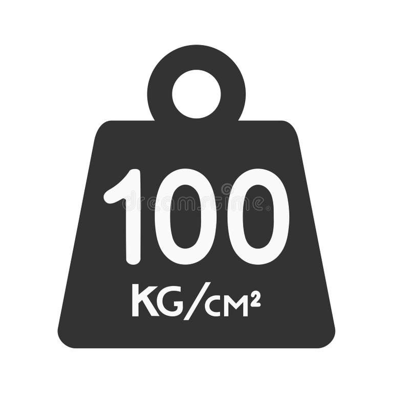 Warning Maximum Weight Symbol Stock Vector - Illustration of equipment ...