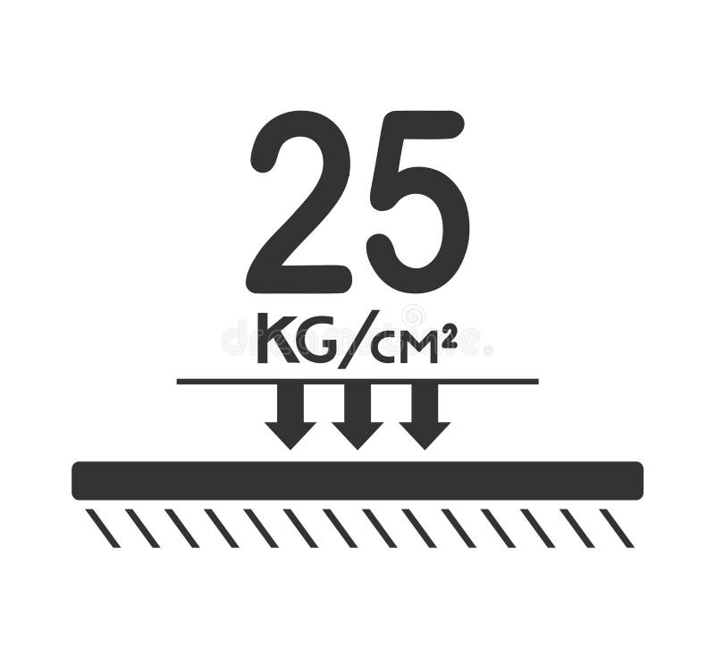 Warning Maximum Weight Symbol Stock Vector - Illustration of security ...