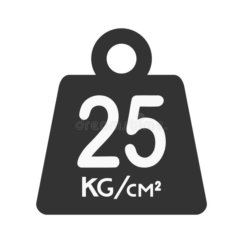 Warning Maximum Weight Symbol Stock Vector - Illustration of sign, load ...