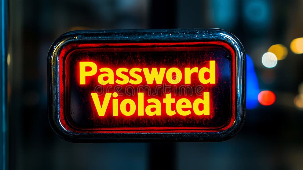 Warning Message Displayed on a Computer Screen about a Security Breach ...