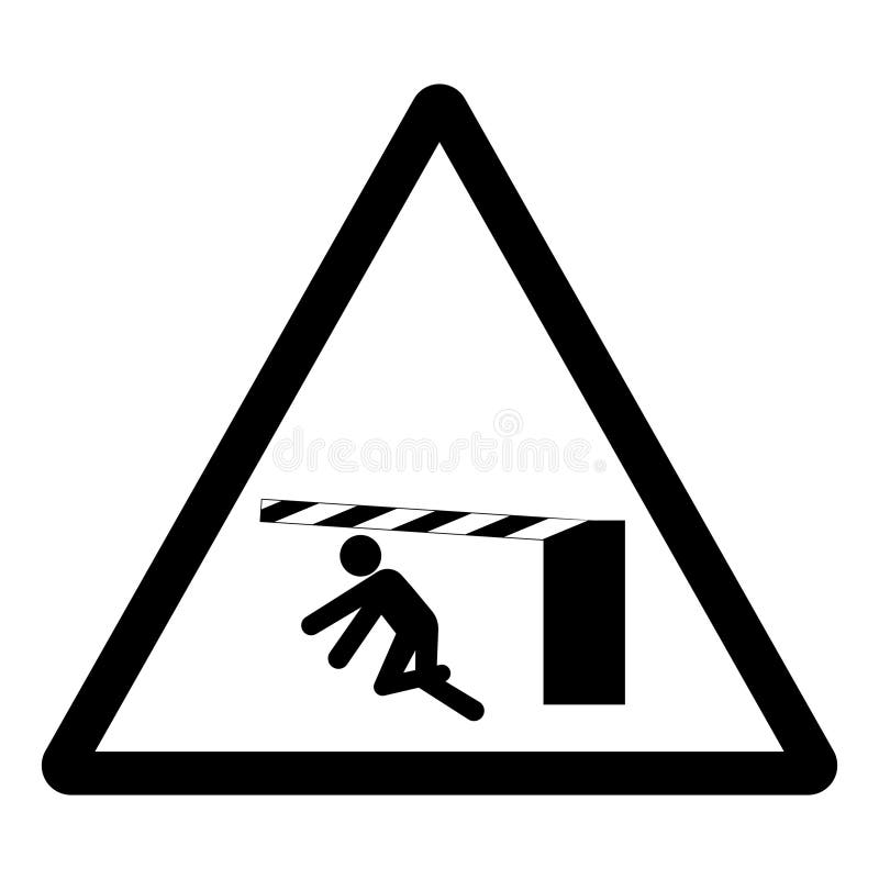 Warning Moving Gate Can Cause Injury Hazard Symbol Sign ,Vector ...