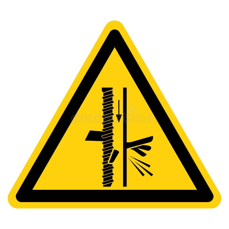 Warning Moving Part Cause Injury Symbol, Vector Illustration, Isolate ...