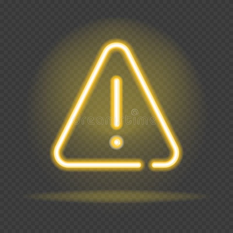 Caution Triangle Neon Stock Illustrations – 748 Caution Triangle Neon ...
