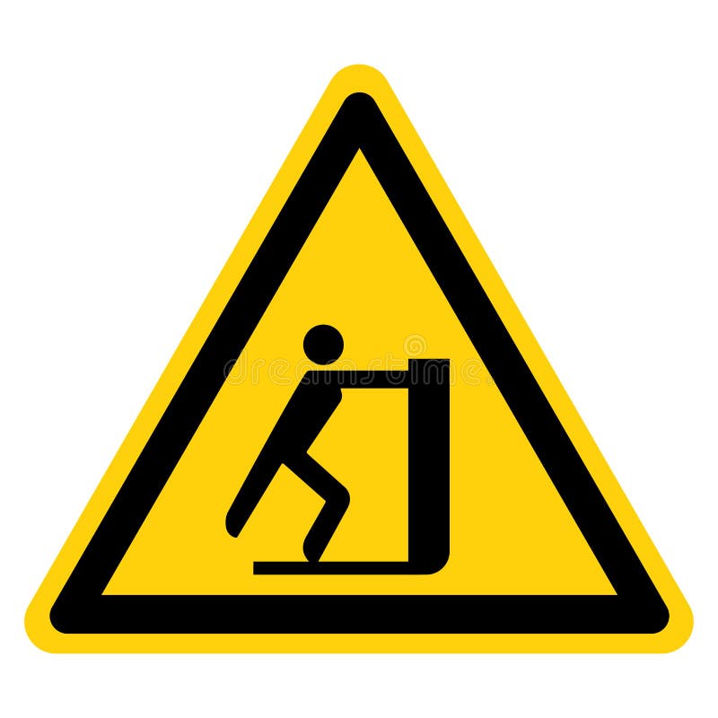 No Pushing Symbol Sign, Vector Illustration, Isolate on White ...