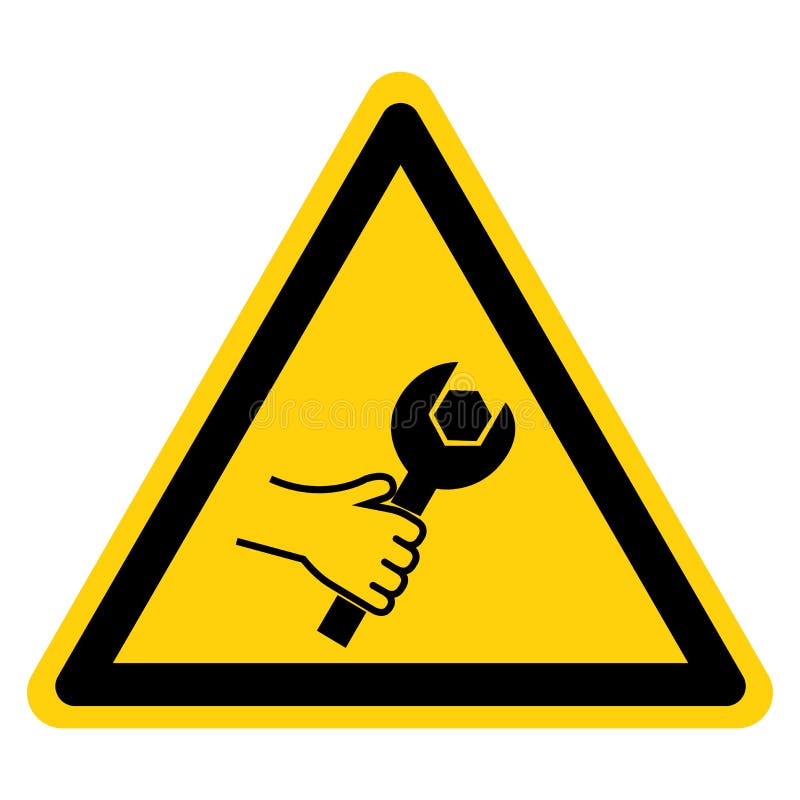 Warning No Tools Symbol Sign, Vector Illustration, Isolate on White ...