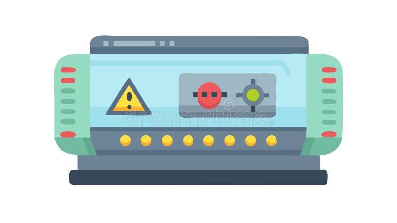 Warning Panel Indicating a Hazard or Critical System Alert, Vector ...