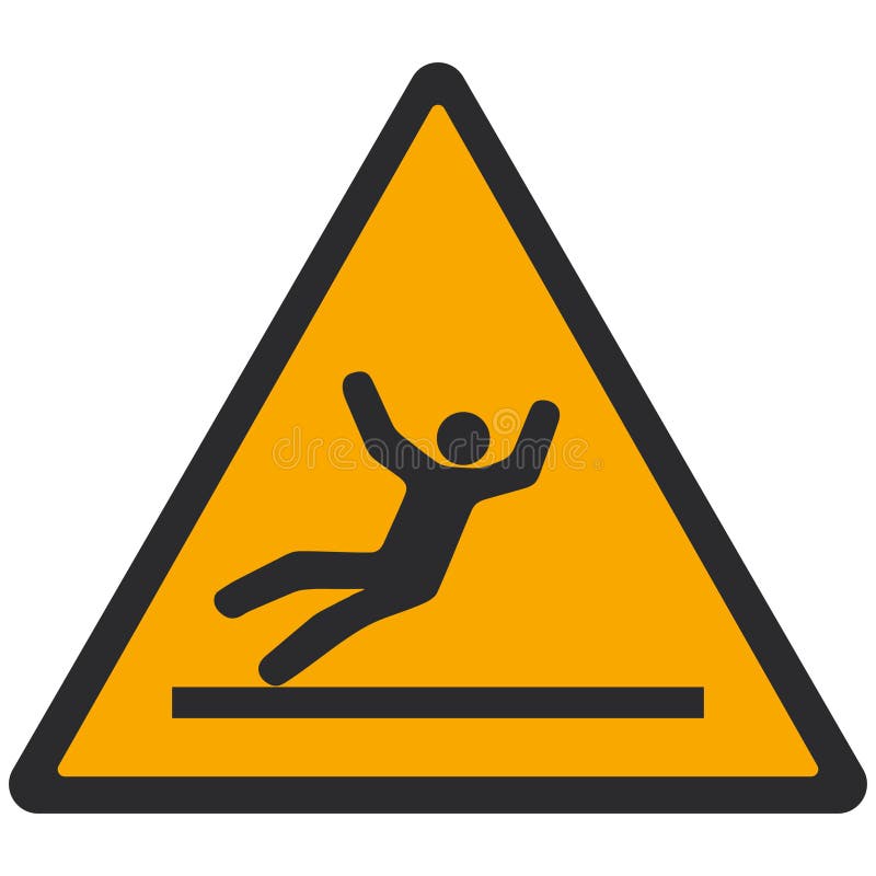 Warning Pictogram, Slippery Surface Iso 7010 - W011 Stock Vector ...