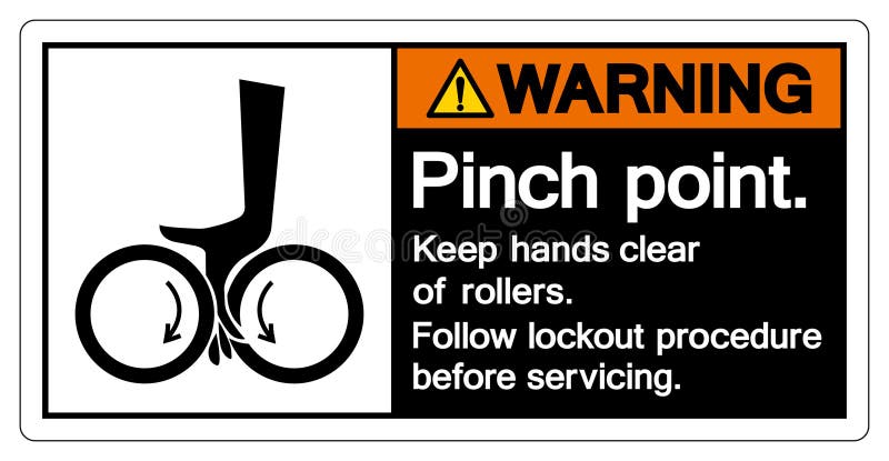 Pinch Point Warning Stock Illustrations – 348 Pinch Point Warning Stock ...
