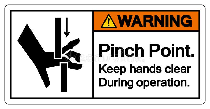 Warning Sign Pinch Stock Illustrations – 5,528 Warning Sign Pinch Stock ...