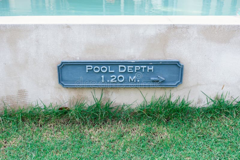 171 Swimming Pool Depth Safety Sign Stock Photos - Free & Royalty-Free ...