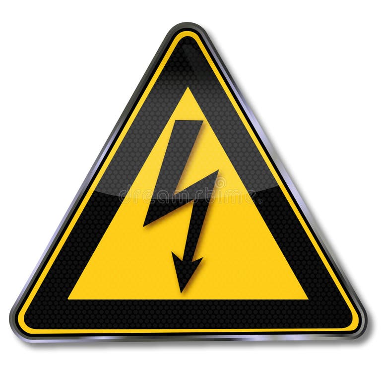 Lightning Warning Symbol Stock Illustrations – 22,640 Lightning Warning ...