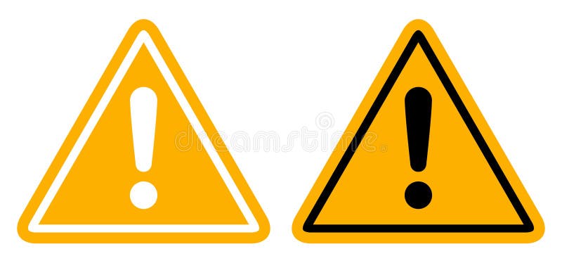 Warning, Precaution, Attention, Alert Icon, Set Exclamation Mark in ... Warning, Precaution, Attention, Alert Icon, Set Exclamation Mark in ...