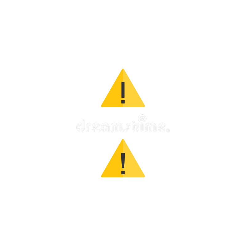 Warning, Prohibition, Exclamation Mark Beware Icon Logo Template Stock ...