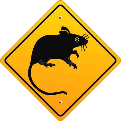Rat Warning Sign Stock Illustrations – 655 Rat Warning Sign Stock ...