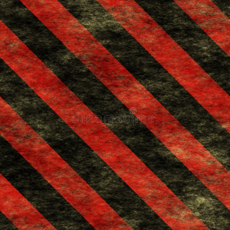 Warning Red&Black Hazard Sign Stock Illustration - Illustration of ...