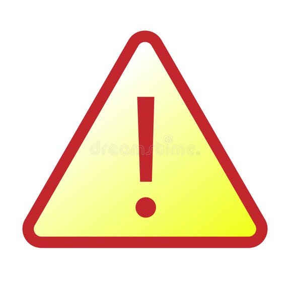 Warning Triangle with Exclamation Mark Stock Vector - Illustration of ...