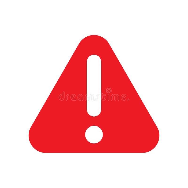 Warning Triangle Sign. Falling Objects Vector Icon Stock Vector ...