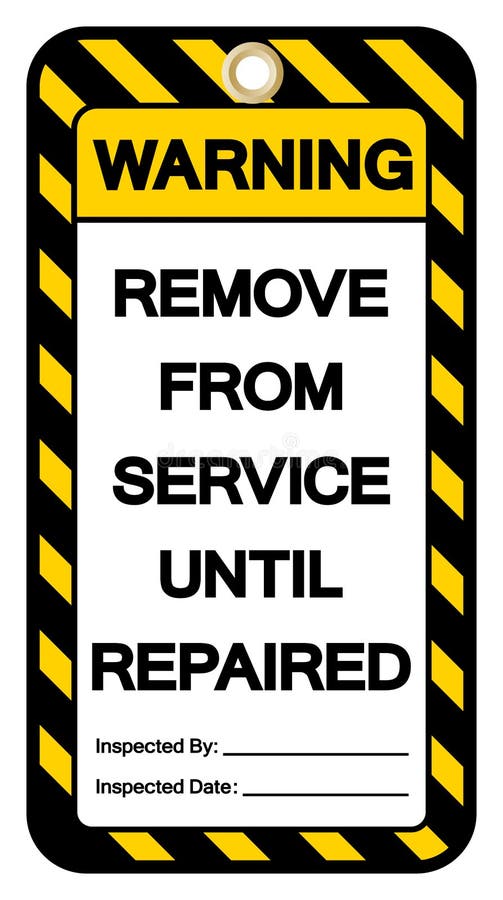 Warning Do Not Remove Plug Symbol Sign, Vector Illustration, Isolate on ...