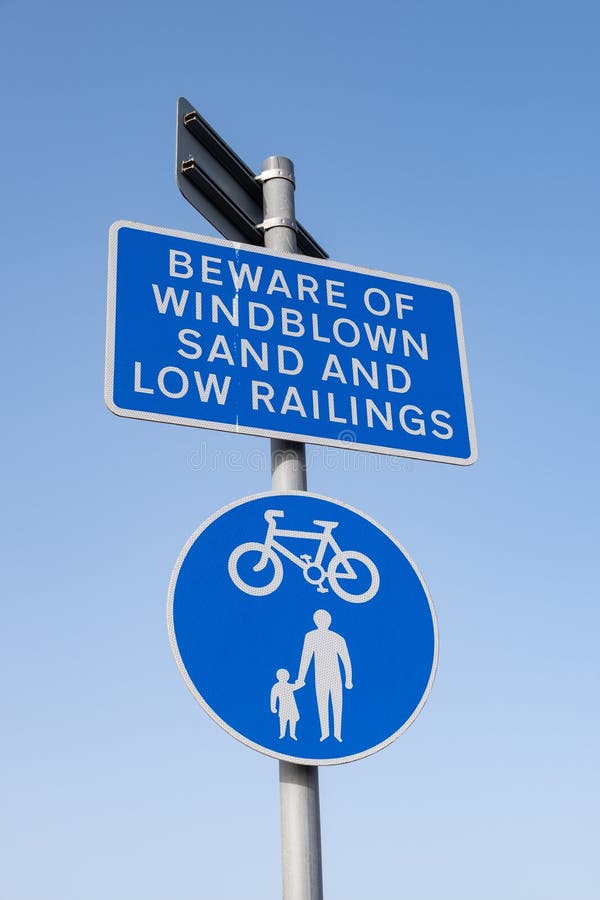 Warning and Restrictions Signs New Brighton Wirral March 2021 Stock ...