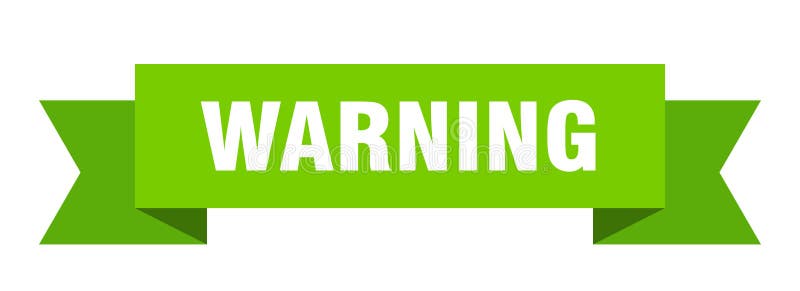 Warning ribbon. stock vector. Illustration of isolated - 153373274