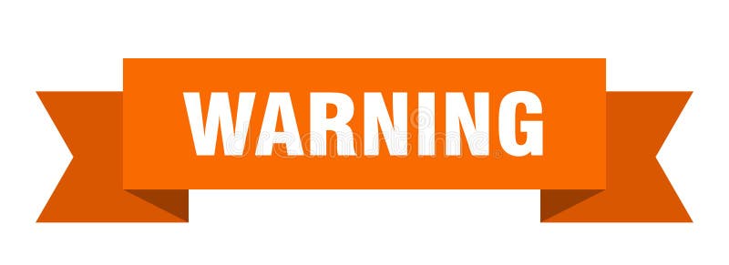 Warning ribbon. stock vector. Illustration of sign, element - 153289829