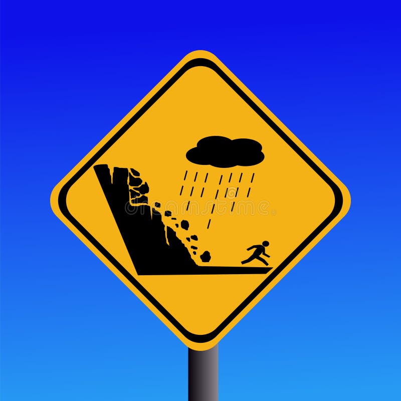 Warning Ice storm sign stock vector. Illustration of snow - 3864571