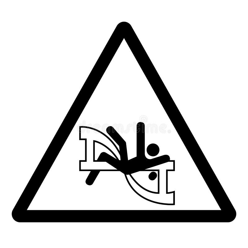 Warning Rotating Agitator Symbol Sign ,Vector Illustration, Isolate on ...