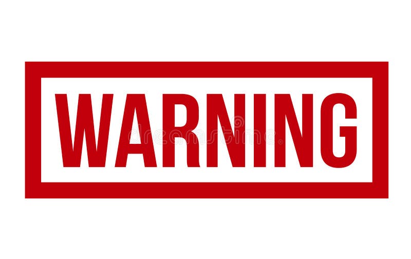 Warning Rubber Stamp. Warning Stamp Seal â€“ Vector Stock Illustration ...