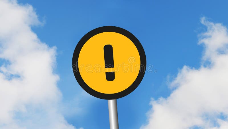 Stop Sign on Sky Background. Stock Photo - Image of prohibition ...