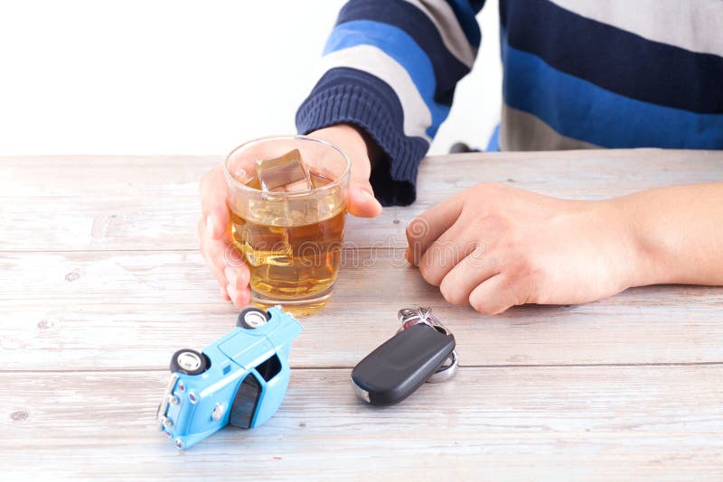 Warning Scene of Drunk Driving Accident Stock Photo - Image of alcohol ...