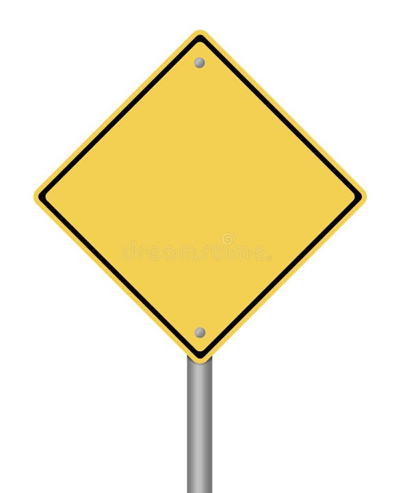 Blank Yellow Warning Sign Stock Illustrations – 8,502 Blank Yellow ...
