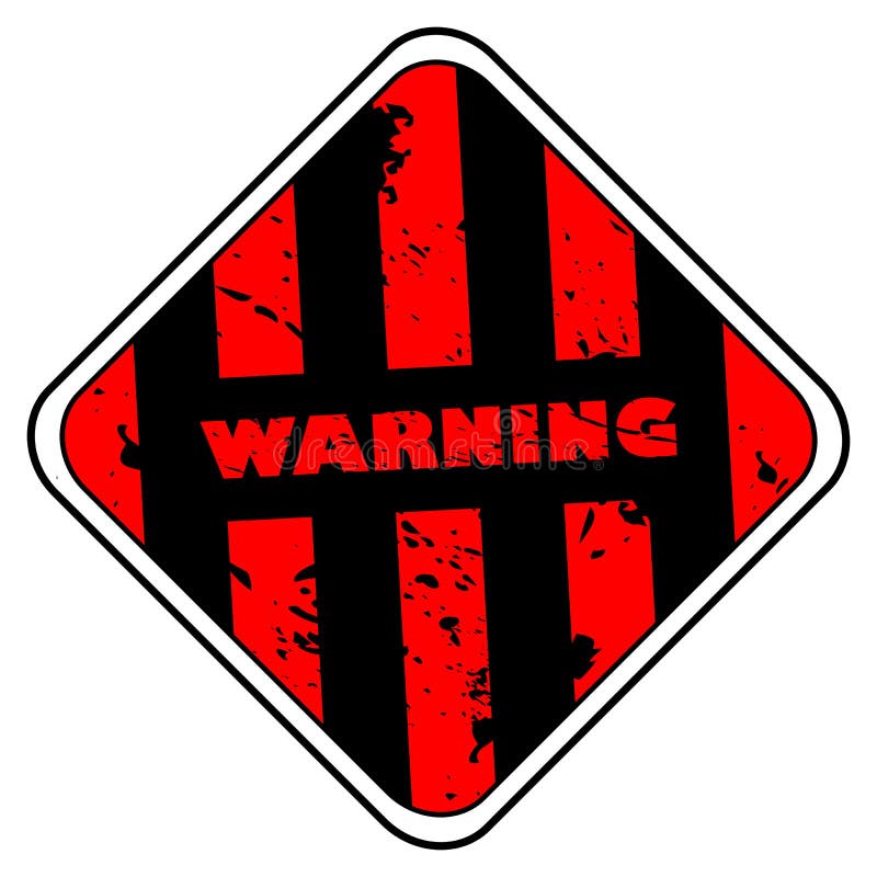 WARNING! music zone - stock illustration. Illustration of grunge - 3398191