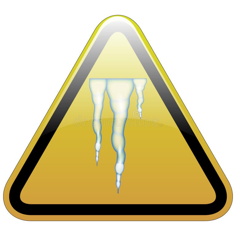 Ice Sign Slippery Warning Stock Illustrations – 1,065 Ice Sign Slippery ...