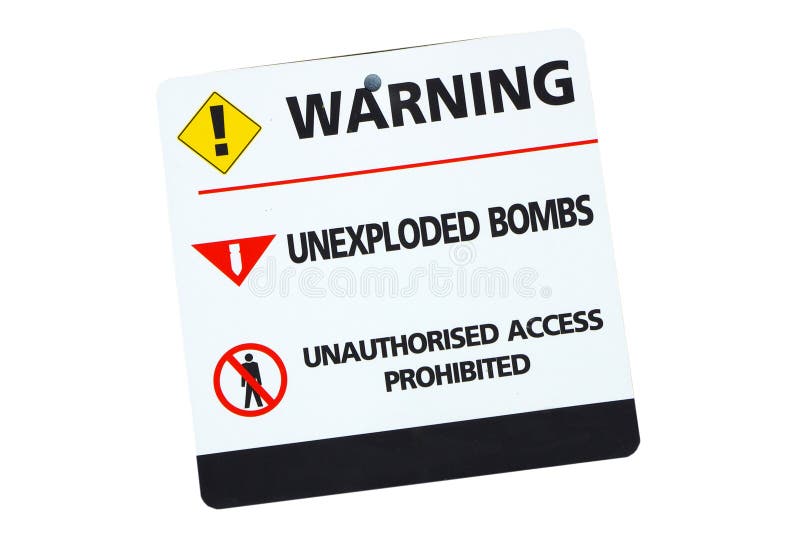 Warning sign stock photo. Image of isolated, deadly, alert - 27842496