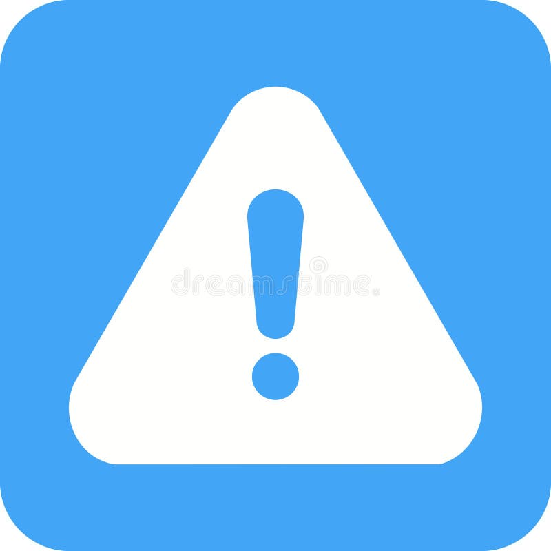 Warning Sign stock vector. Illustration of road, warning - 80652838