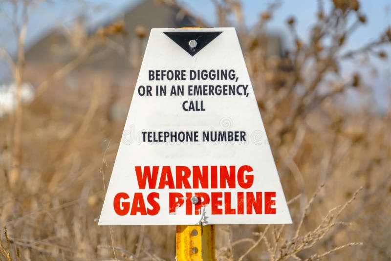 276 Warning Gas Pipeline Sign Stock Photos - Free & Royalty-Free Stock ...