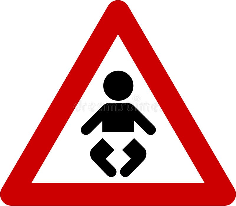 No babies sign stock illustration. Illustration of stop - 86516967