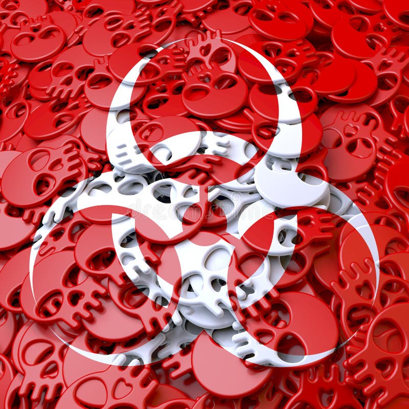 Biohazard Symbol Red Background Stock Illustrations – 2,893 Biohazard ...