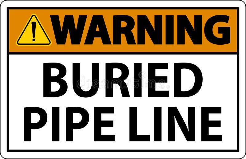 Pipeline Warning Sign Stock Illustrations – 371 Pipeline Warning Sign ...