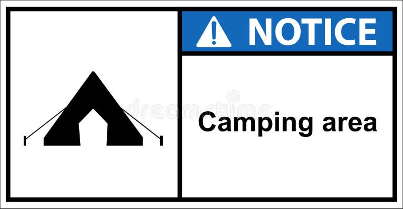 Camping Zone Sign Stock Illustrations – 343 Camping Zone Sign Stock ...