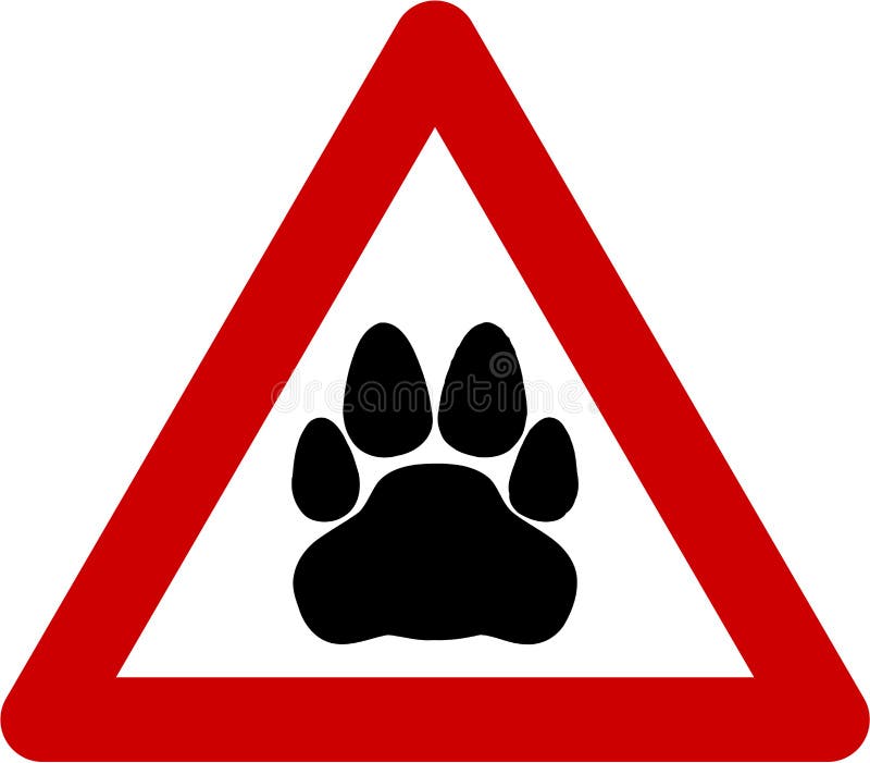 Warning Sign Cat Stock Illustrations – 998 Warning Sign Cat Stock ...