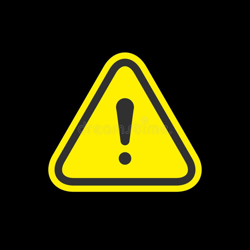 Warning Sign and Caution Concept Stock Vector - Illustration of safety ...