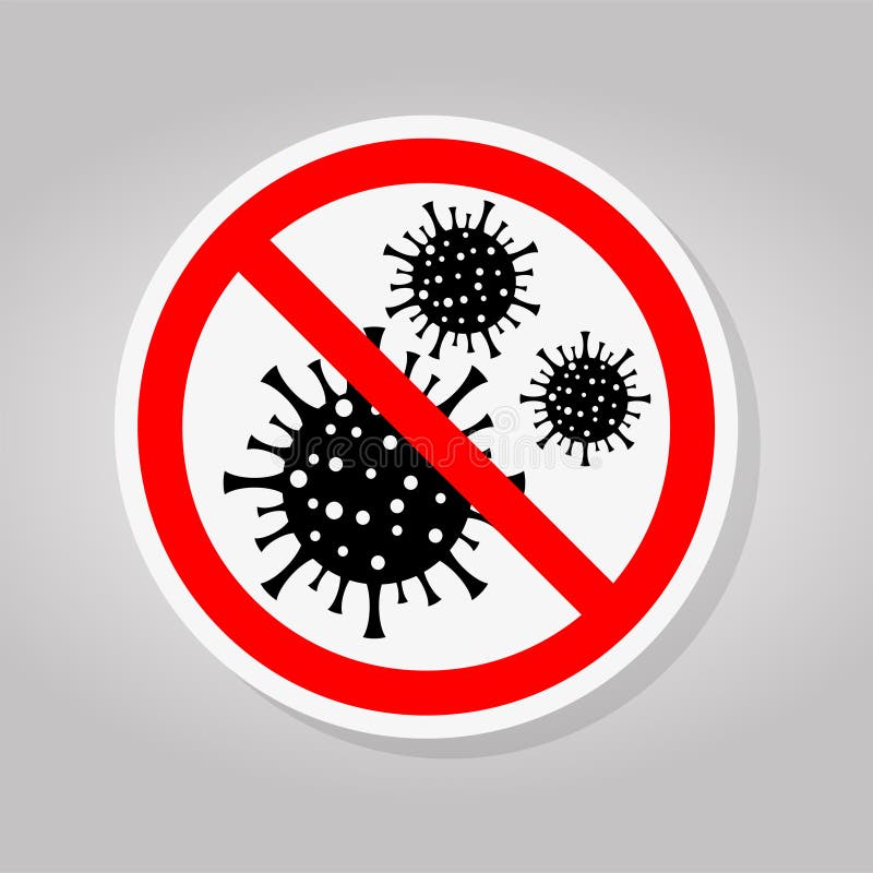 Warning Sign,caution Outbreak Coronavirus Covid 19 Stock Vector ...